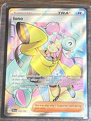POKEMON SUPPORTER TRAINER IONO 254/193 CARD | eBay