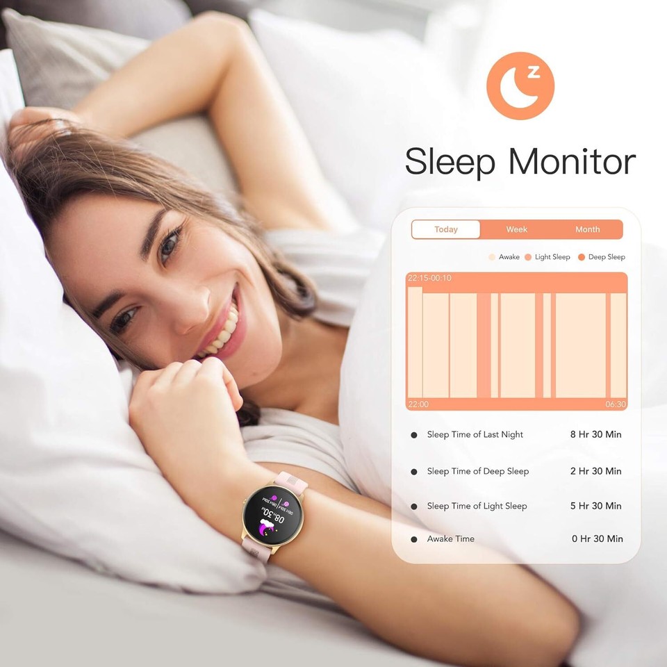 Smartwatch for Men Women Waterproof Fitness Sleep HR for OnePlus 11 | eBay