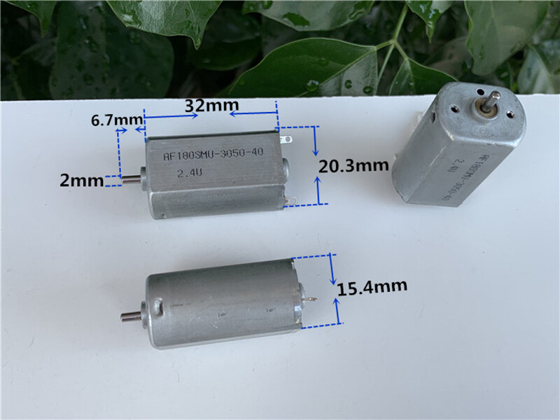 FF-180SH DC2.4V 3V 4.8V 15700RPM High Speed Mini 180 Motor Electric ...