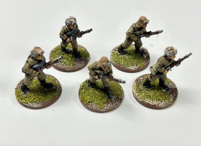 28mm Back of Beyond CHINESE INFANTRY x5 Well Painted Copplestone Pulp ...