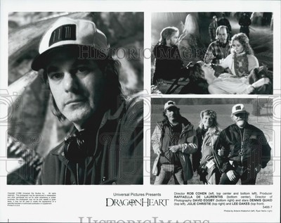 1996 Press Photo "DragonHeart" Dennis Quaid & Julie Christie, Lee Oakes ...