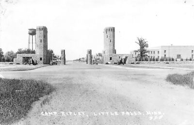 Little Falls Minnesota~Camp Ripley~Guard Entrance Gate~Water Tower ...