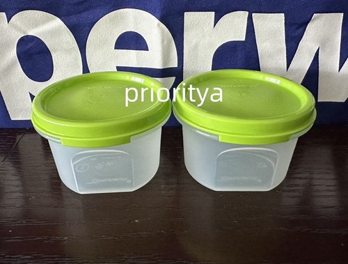 Tupperware Modular Mates Round #1 Container 200ml Set of 2 Green Seal ...