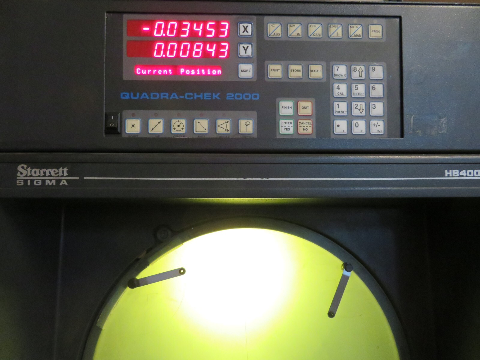 Starrett HB400 Horizontal Benchtop Optical Comparator for sale online ...