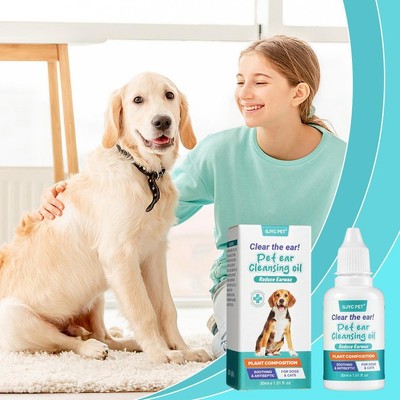 Pets Medicated Tris Flush Dog Ear Cleaner Solution and Infection Y9O3 ...