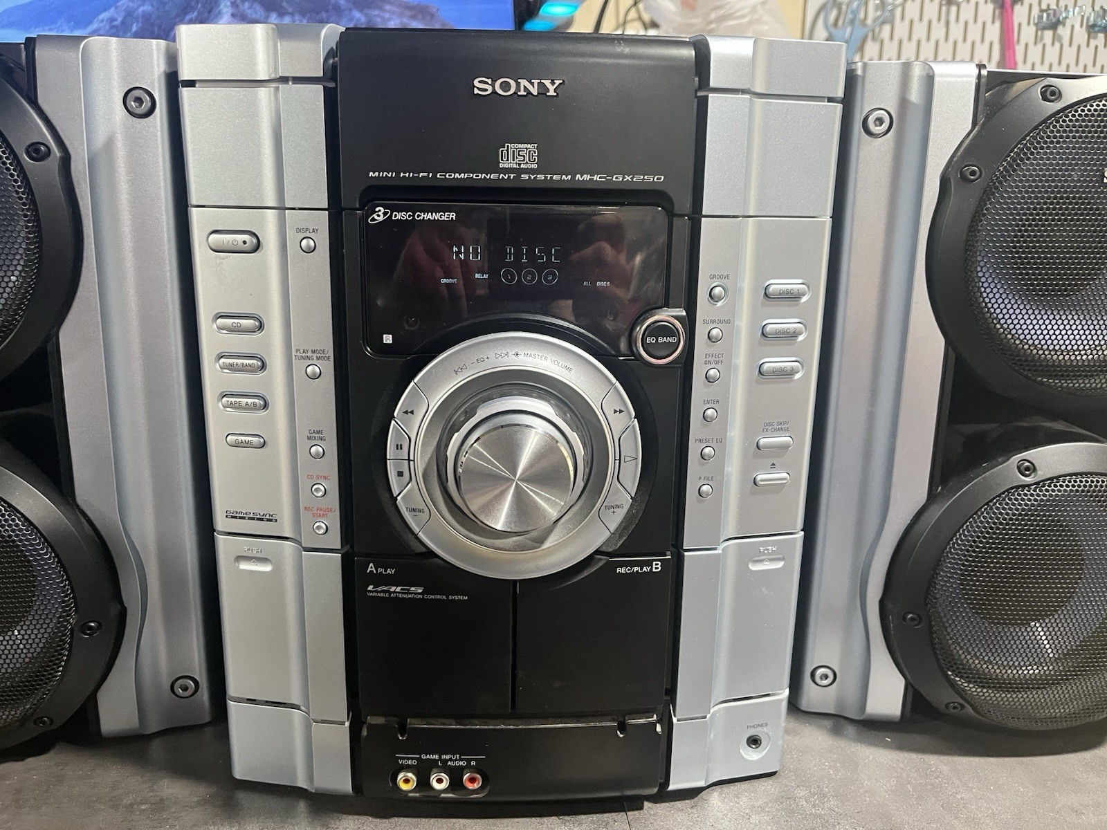 Sony MHC-GX250 Mini Hi-Fi Component Stereo System AM/FM Radio No Remote ...