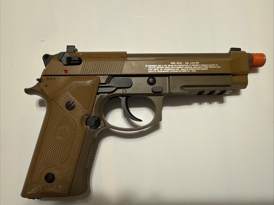 Umarex Beretta M9A3 Airsoft Pistol Semi/FULL AUTO CO2 Power Blowback ...