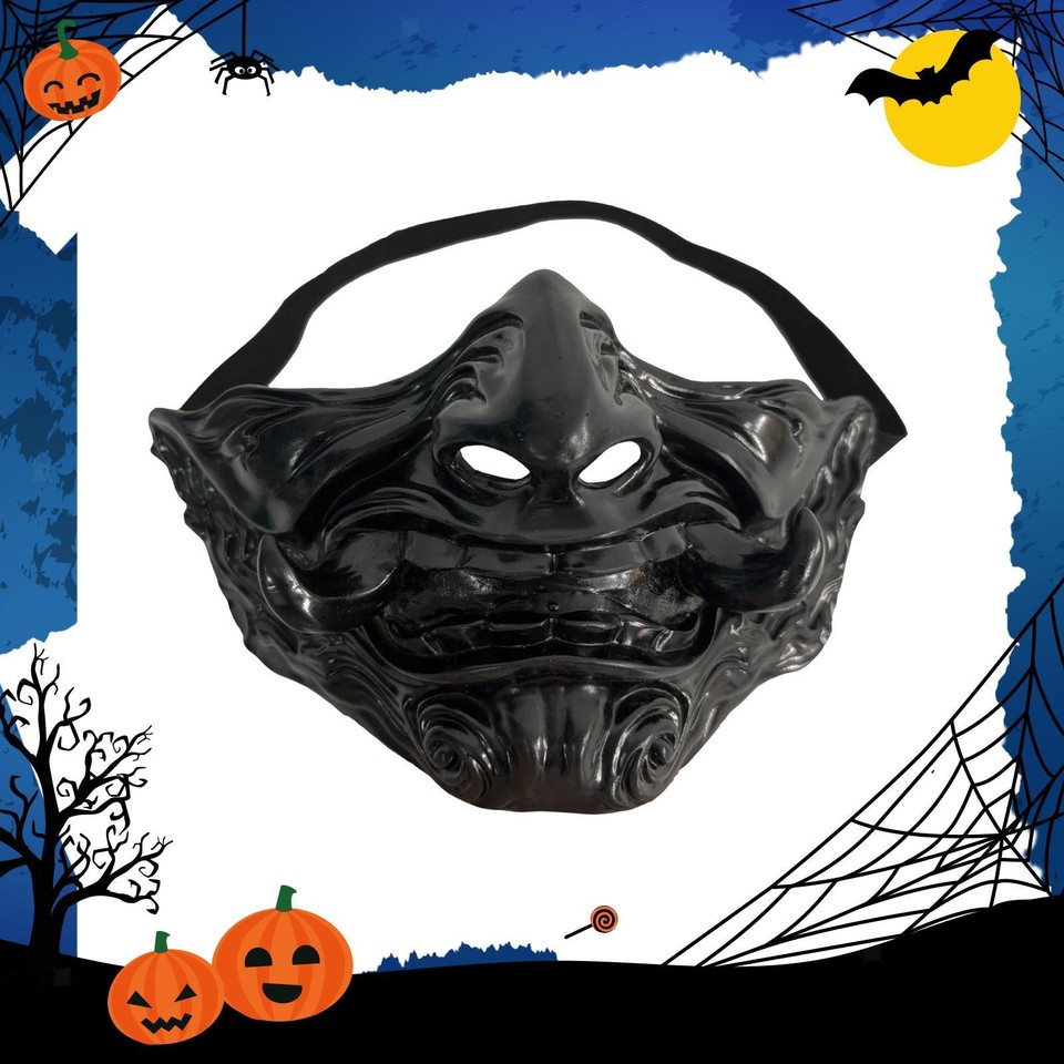 Samurai Mask Gift Costume Accessories Cosplay for Game Dress up Theme ...