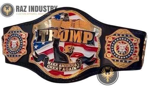 Donald Trump USA Presidential Election 2024 Championship Brass Belt 2MM ...