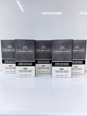 Wella Color Charm Liquid 050 Cooling Violet 1.4 oz 5pc Combo | eBay