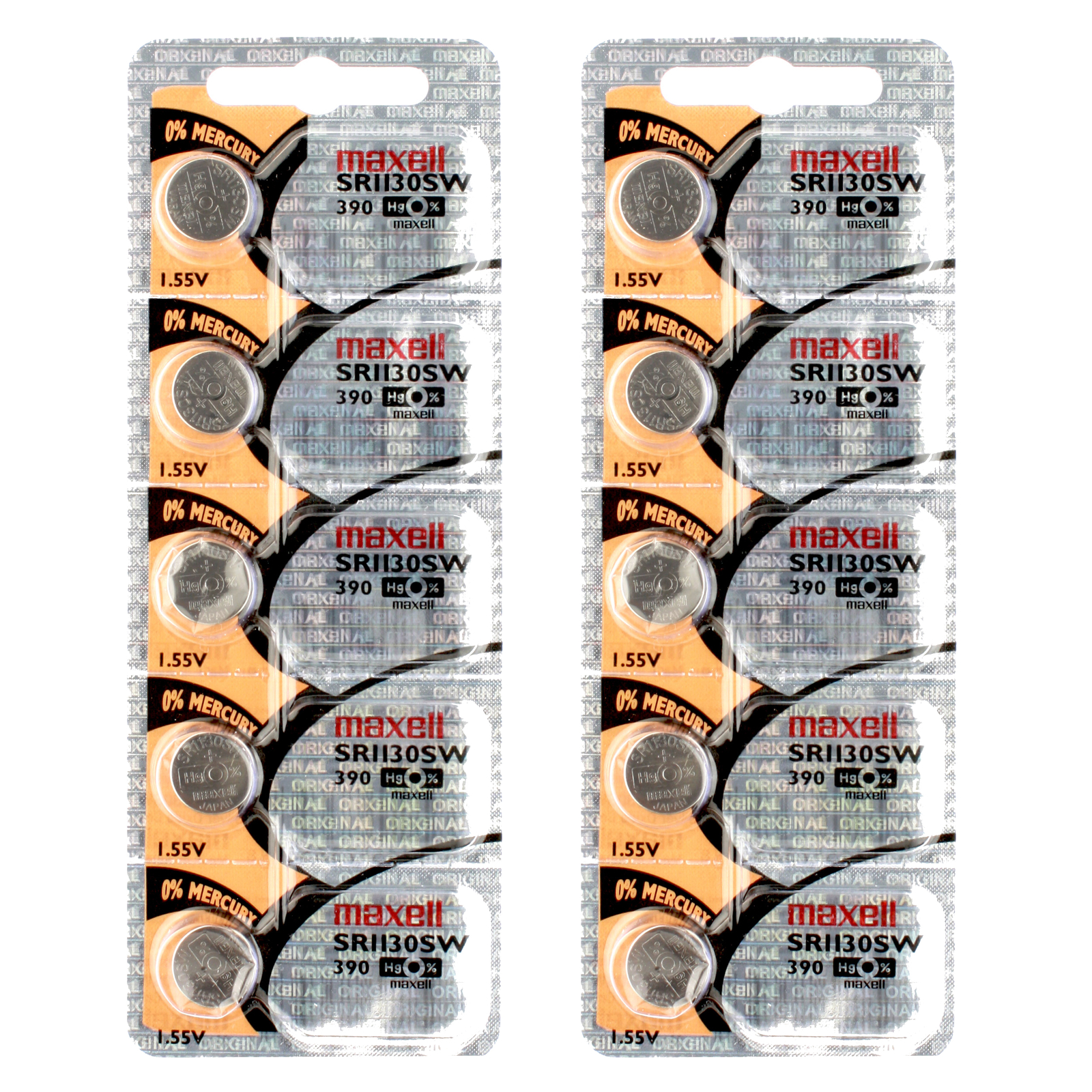 10 x Maxell 390 Watch Batteries, SR1130SW, 389 Battery | Shipped from ...