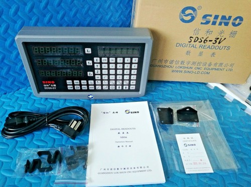 SINO 3 axis Digital Readout SDS6-3V for Lathe or Milling Machine DRO | eBay
