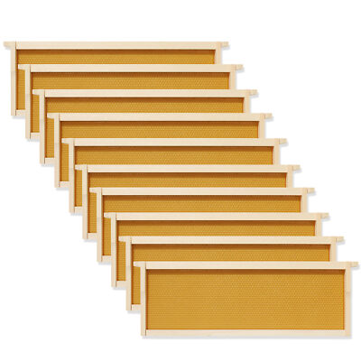 10-Pack Unassembled Medium Super Frames Waxed - Yellow | eBay