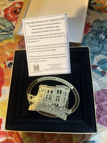 Florida House On Capital Hill State Embassy Christmas Ornament | eBay