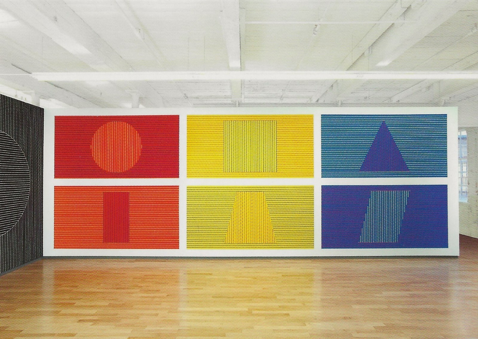 Postcard Sol LeWitt "Wall Drawing 340" 1980 (Installation View) Carnegie Mus MNT | eBay