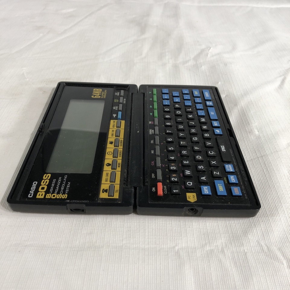 Casio BOSS SF-8000 64KB PDA Business Organizer Scheduling System | eBay