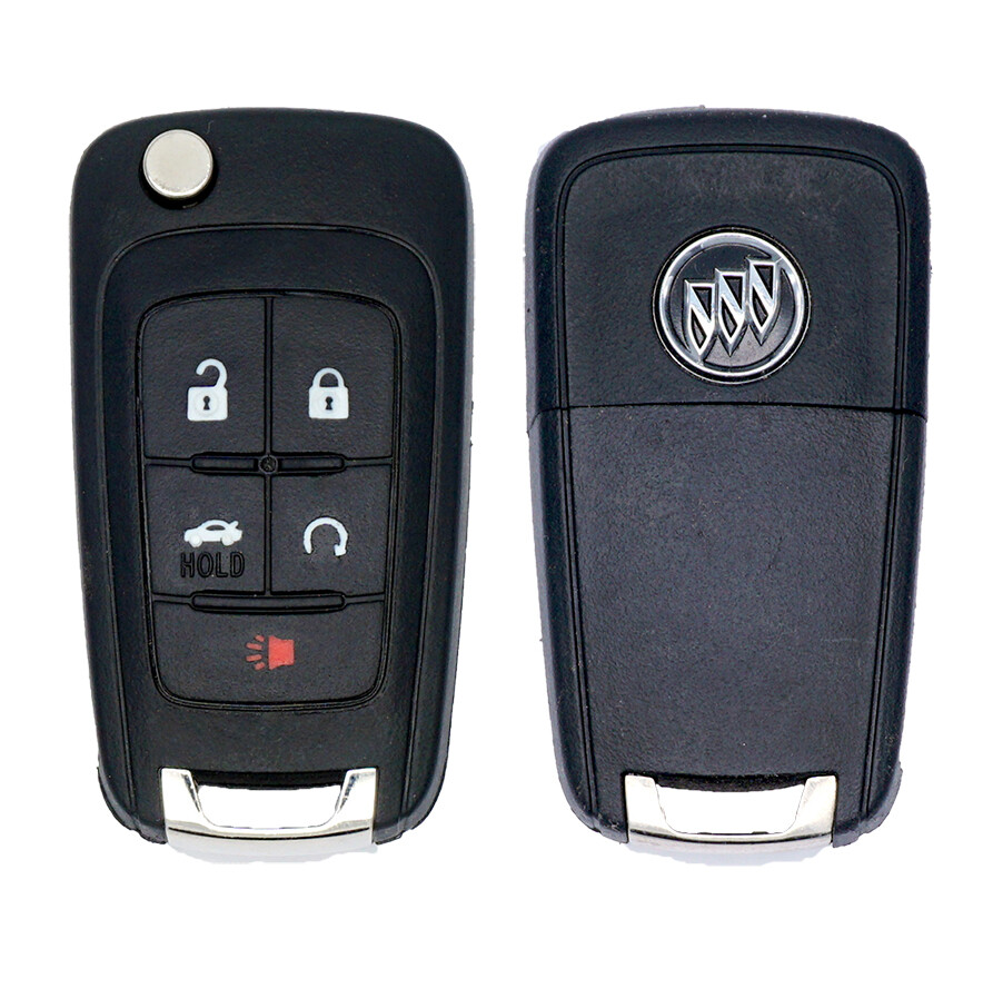 OEM GM BUICK PEPS PROX FLIP KEY SWITCHBLADE KEYLESS REMOTE START FOB ...