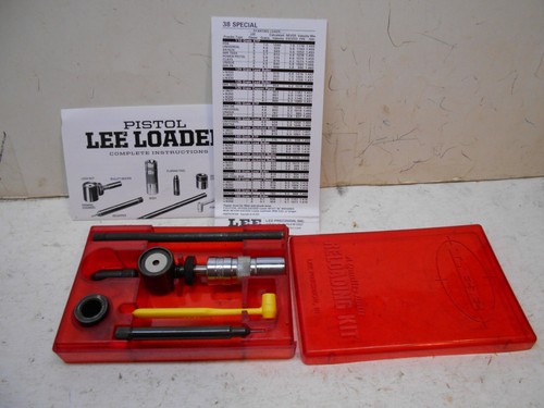 lee hand loader for 38 special + charge table + ins reloading | eBay