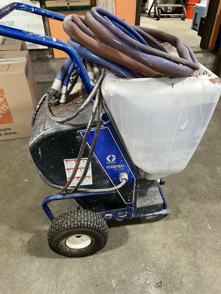 Graco Texture Sprayer TEXSPRAY RTX 1500 with $600 new gun & hose | eBay