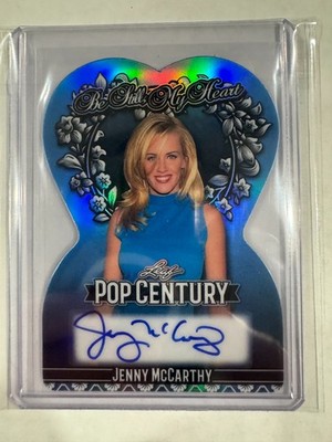 2025 Leaf Metal Pop Century Jenny McCarthy AUTO BE STILL MY HEART 1/4 ...