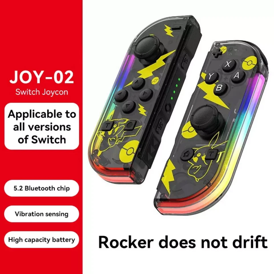 For Nintendo Switch Joy Con Left & Right Bluetooth Wireless Gamepad ...