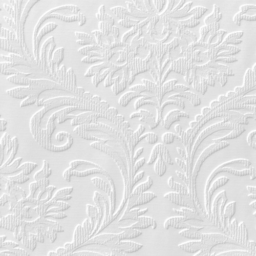 Classic Damask Anaglypta Wallpaper Textured Leaf Floral RD80027 ...