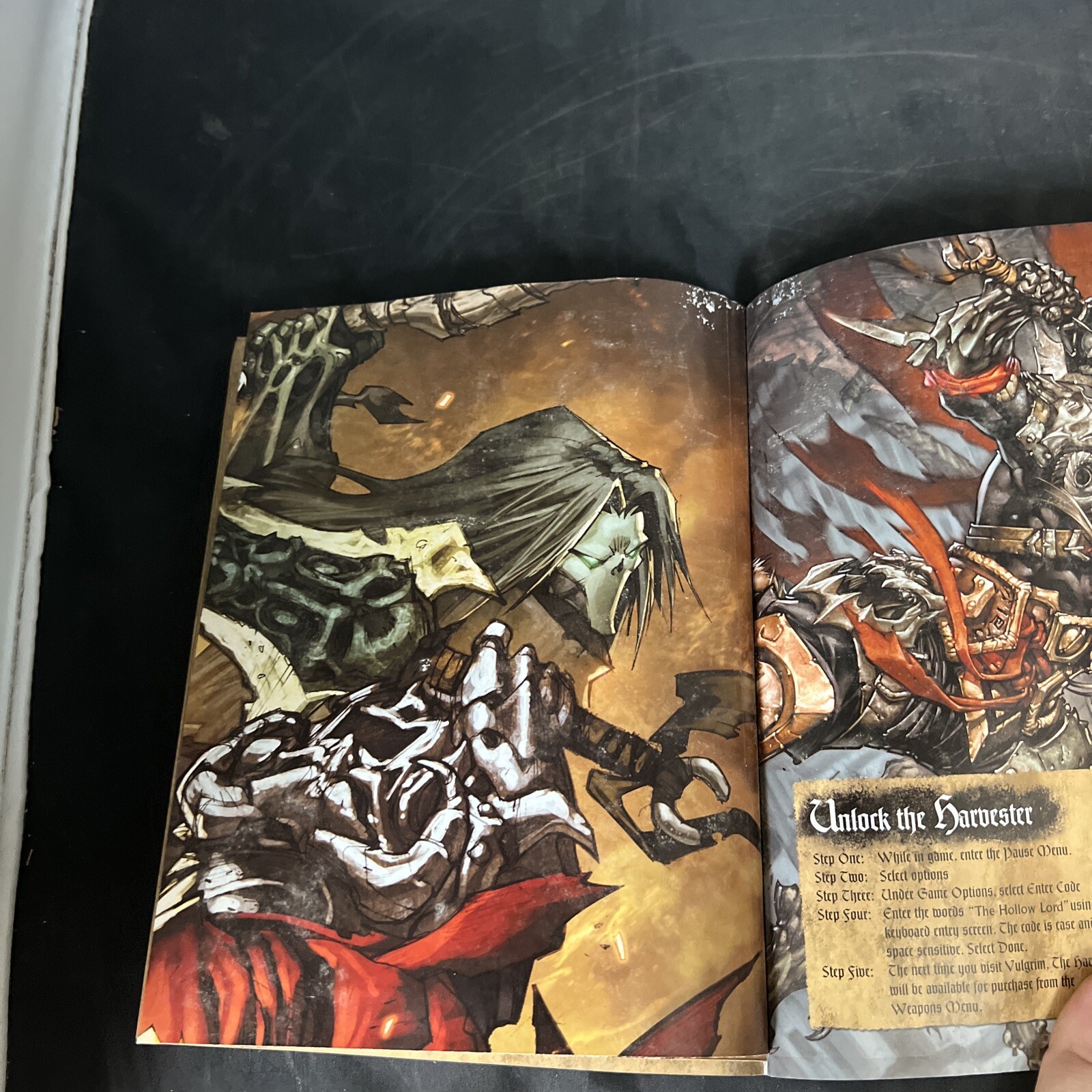 DARKSIDERS Limited Graphic Novel Art Book/Comic-POSTER included-2009 | eBay