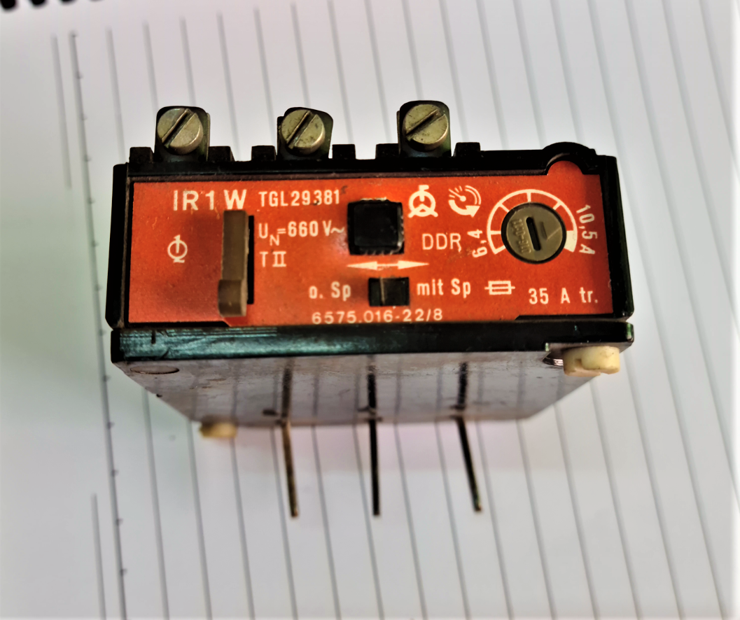 Thermal Relay GDR Overcurrent Relais IR 1W TGL29381 0.64-1.1 A DDR IR1W ...