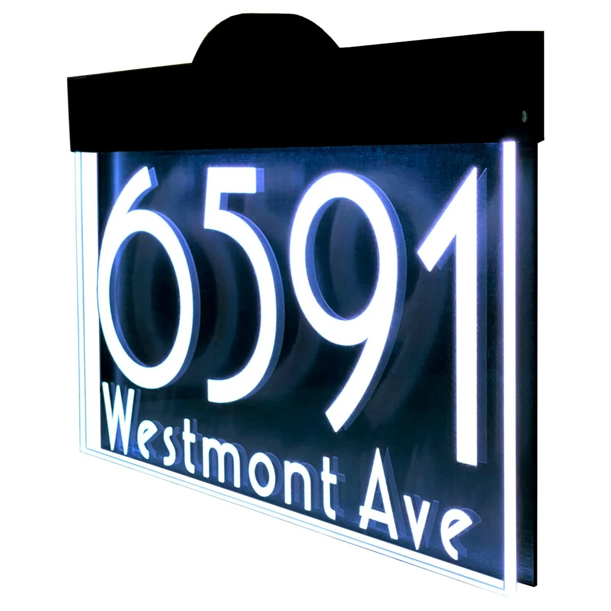Led Lighted Address Plaques | Shelly Lighting