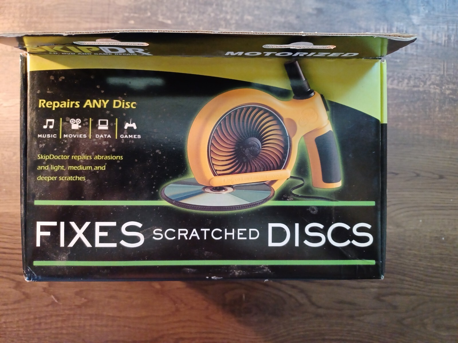 SKIP DR Doctor DRX Motorized Fixes Scratched DVDs CDs Game Repair No ...