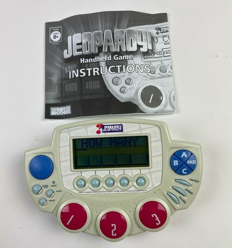 Tiger Electronics Vtg Jeopardy Handheld Console Game Vintage Tested ...