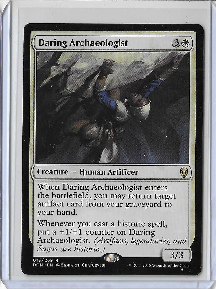 MTG Daring Archaeologist Dominaria (DOM) Rare Magic Card #013/269 ...