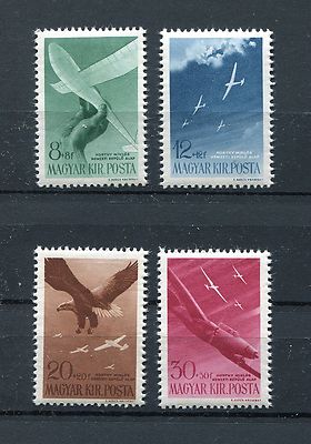 HUNGARY 1943 WW2 GERMAN PUPPET STATE HORTY AVIATION FUND B166-B169 ...