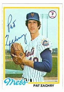 Pat Zachry autographed baseball card (New York Mets) 1978 Topps #171 | eBay