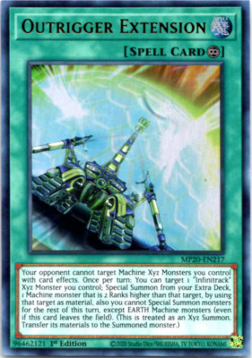 Outrigger Extension - MP20-EN217 - Ultra Rare 1st Edition Yugioh | eBay ...