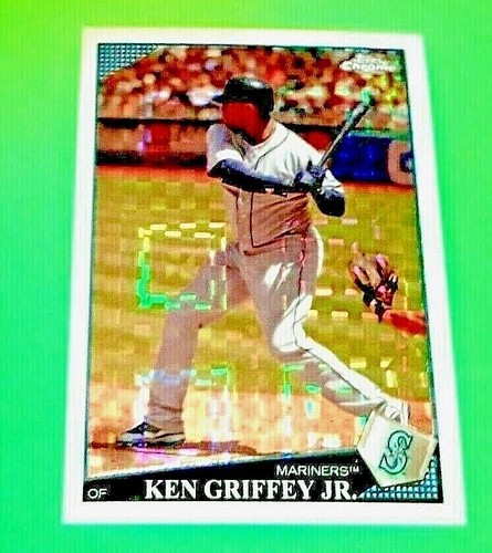 2009 TOPPS CHROME X-FRACTOR REFRACTOR KEN GRIFFEY JR #10 MT | eBay