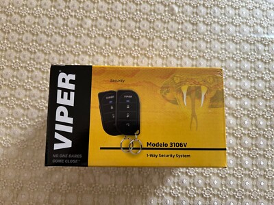 Viper 3106V 1 way security System | eBay