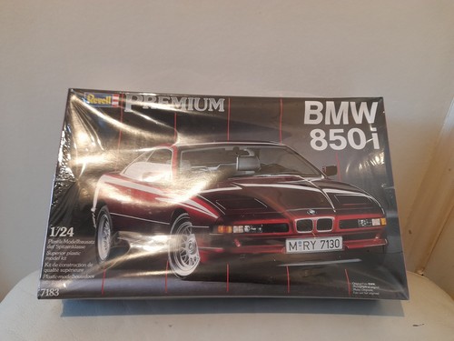 RARE 1/24 REVELL PREMIUM 7183 BMW 850i PLASTIC SCALE MODEL SEALED NOS ...