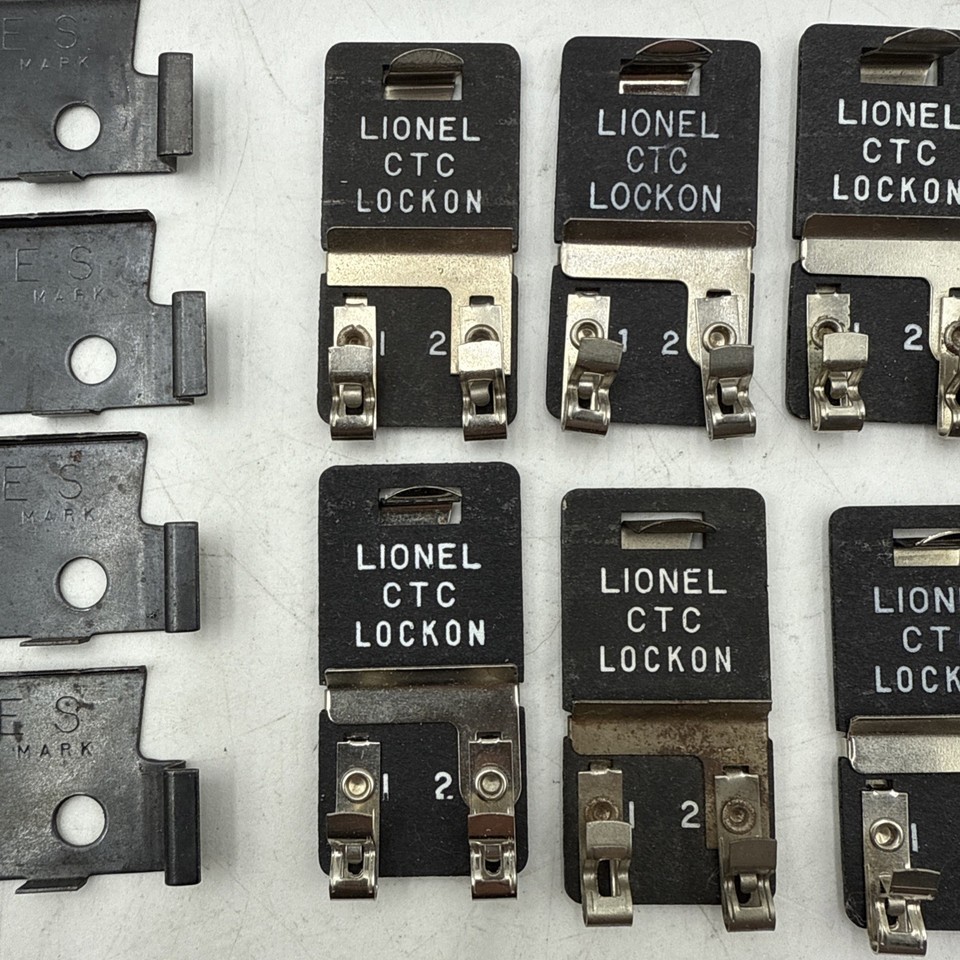 LIONEL O O27 GAUGE CTC LOCKON, 145C CONTACTOR, & TRACK CLIPS - LOT OF ...