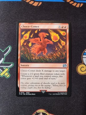 EXACT CARD PICTURED Choco Comet FIN 0132 MTG Universes Final Fantasy ...