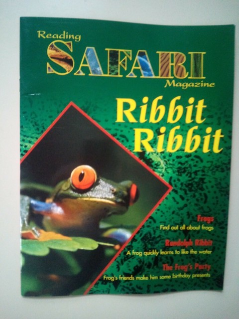 Reading Safari Magazine Ribbit Ribbit by Mundo Publishing for sale ...
