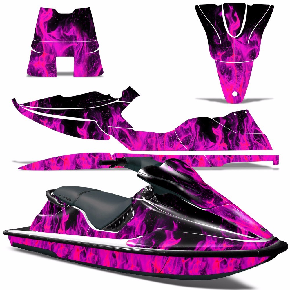 Jet Ski Graphics Kit Decal Sticker For Sea-Doo XP 1993-1996 ICE PNK | eBay