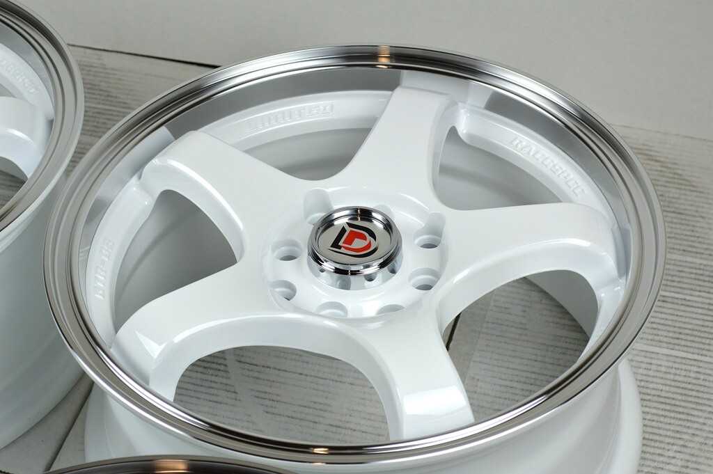 17" White Rims Corolla S40 Cube V40 Jetta Kicks Golf Yaris 4x100 4x114 ...