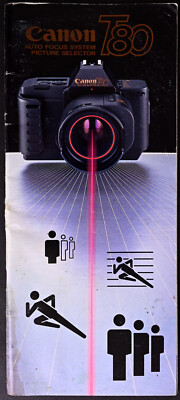 Original Canon T80 Camera Brochure 1985 Edition - Excellent | eBay