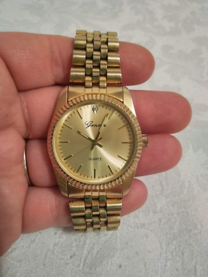 MENS GENEVE PC21A GOLD TONE WATCH | eBay