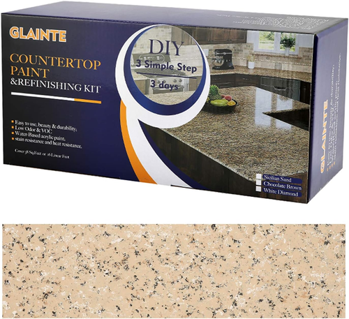 Granite Countertop Paint Kit - Sand Counter Top Refinishing Kit for ...