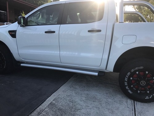 Ford Ranger PX PX2 Mazda BT50 Dual Cab Side Steps Aluminium 2012 -08/ ...