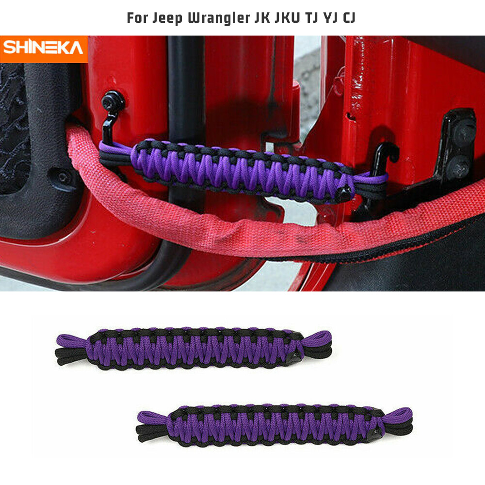 Purple Door Limit Rope Strap Bandage Limiter Stopper for Jeep Wrangler ...