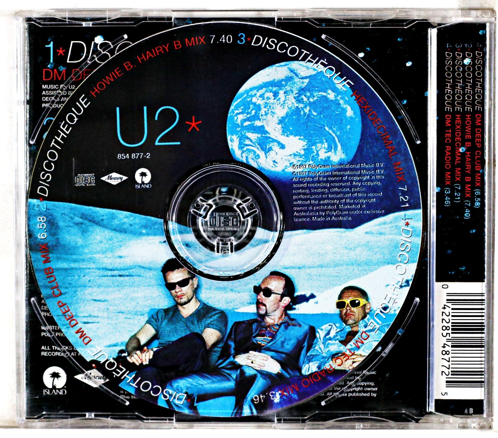 U2 – Discothèque - CD Single PreOwned Electronic, Rock | eBay