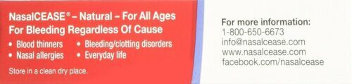 Nasalcease First Aid Cuts & Nosebleeds Fast Easy Relief Sterile 5ct ...